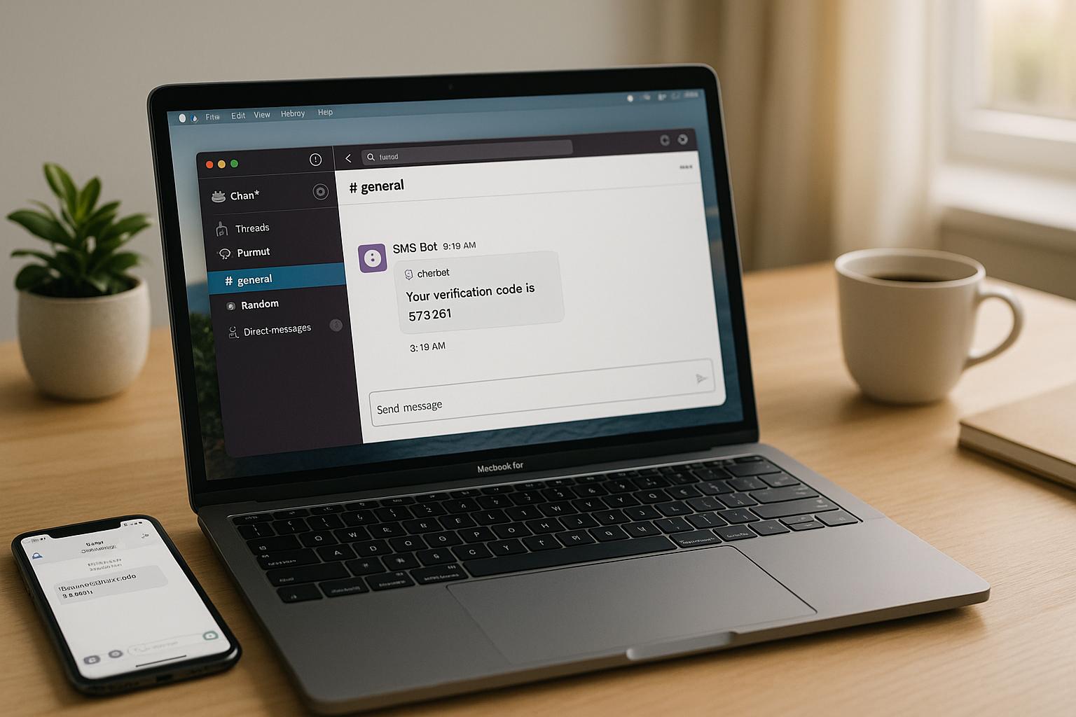 Slack Integration for Shared SMS Codes