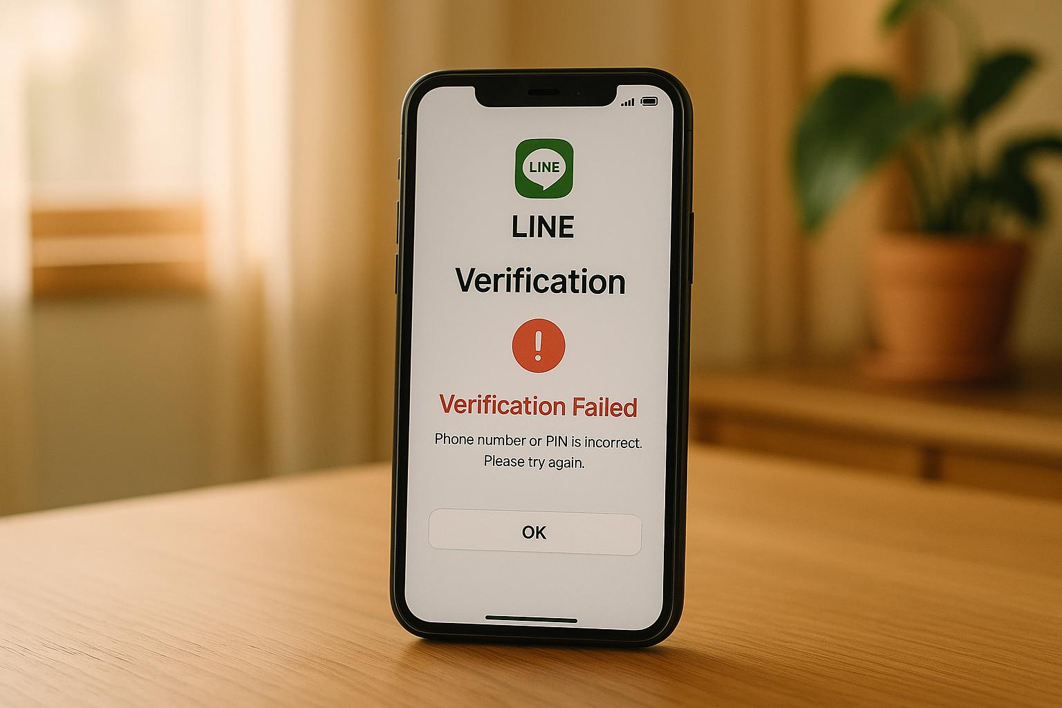 Line App Verification for Non-Asian Users