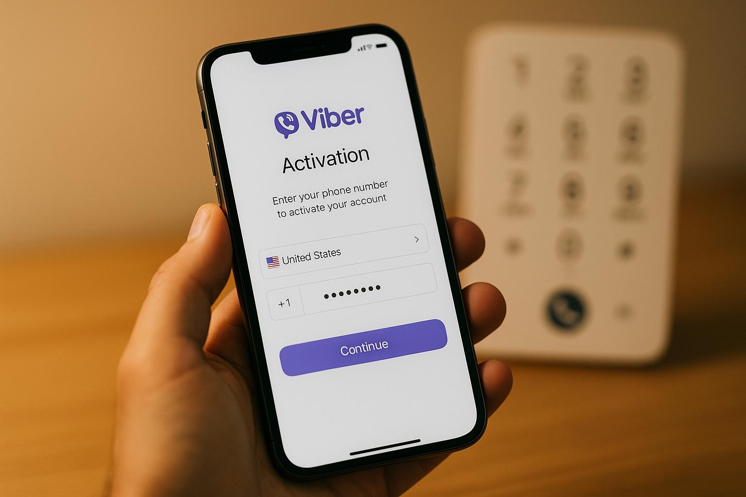 Viber Activation with Anonymous Number