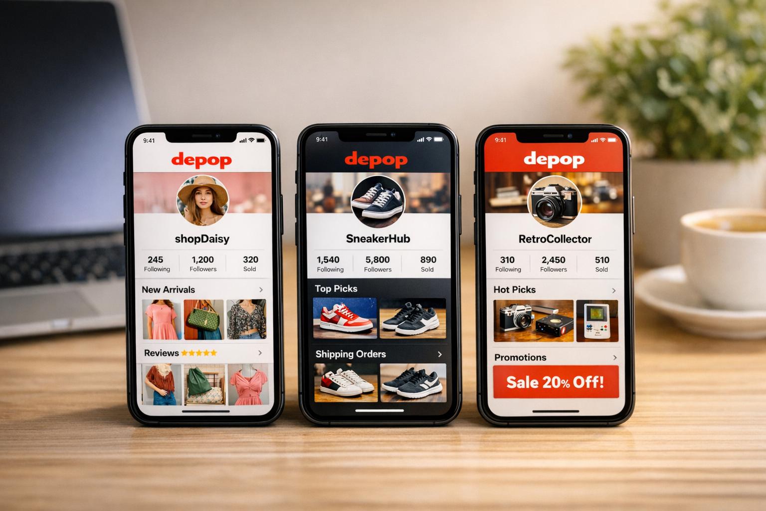 Depop Multiple Accounts Management